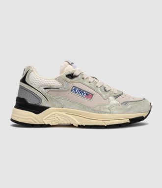 Autry Baskets Hyperway Low Lamsue Mesh Silver White
