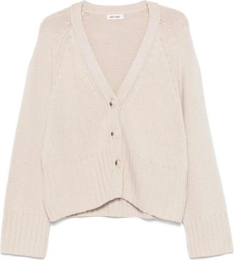 Soft Goat Femme, Pulls, Beige, Taille: 38 FR Cashmere V-neck Cardigan