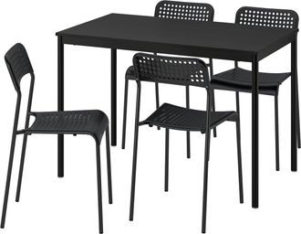 IKEA SANDSBERG Tisch und 4 Stühle