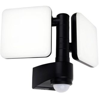 N&auml;ve Naeve JARO Projecteur dext&eacute;rieur double LED Anthracite avec d&eacute;tecteur de mouvement PIR 4 000 K IP54