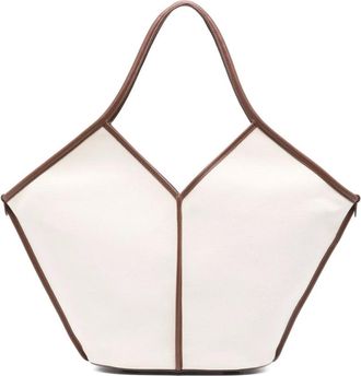 Hereu Femme, Sacs, Brun, Taille: ONE Size Sacs en Cuir Marron avec -Top