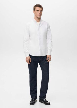 Mango Chemise 100 % coton Oxford blanc - Homme - XXL - MANGO MAN