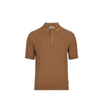 Pierre Cardin Polo en maille gaufr&eacute;e en coton