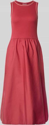 Jake*s Casual Regular Fit Midikleid mit Rundhalsausschnitt