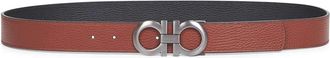 Ferragamo Homme, Accessoires, Brun, Taille: 100 CM Ceinture R&eacute;versible Gancini