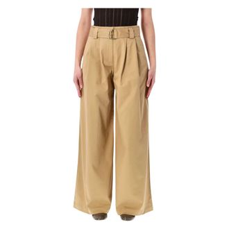 Sessun Femme, Pantalons, Beige, Taille: 38 FR Riva Pant