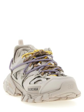 Balenciaga Womens Gray Polyethylene Athletic Sneakers