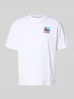 Edwin T-Shirt mit Label-Print Modell SUNSET ON FUJI SAN