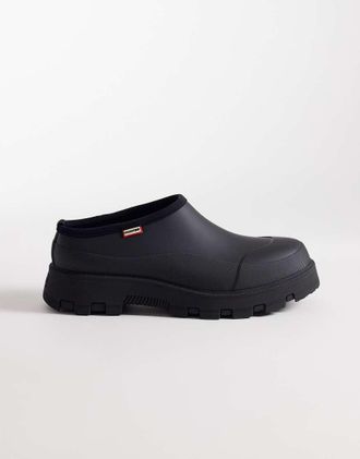 Hunter Elements - Unisex-Clogs in Schwarz