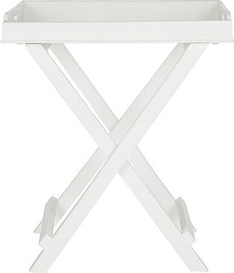 Safavieh Modern Wooden Accent Table, in White, 45 X 70 X 75