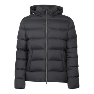 Herno Schwarze Daunenjacke - - Jackets - Herren - Schwarzk - M