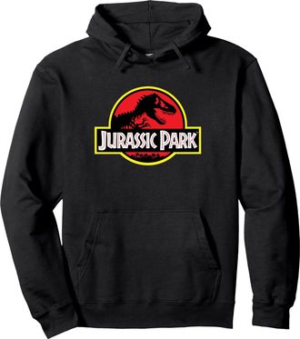 Jurassic Park Classic Logo V2 Pullover Hoodie