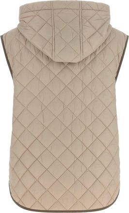 Brunello Cucinelli Diamond-Quilted Vest - Beige