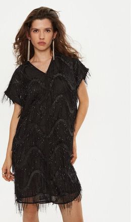 Bruuns Bazaar Coctailkleid Nellat BBW4197 Schwarz Loose Fit