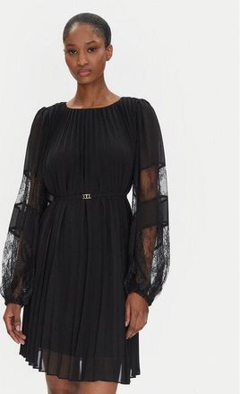 Twin-Set Kleid f&uuml;r den Alltag 251TP2783 Schwarz Loose Fit