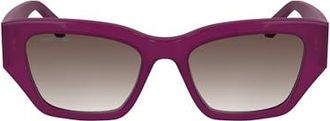 Lacoste Womens Sunglasses L6053S/N - Opaline Cyclamen with Lens
