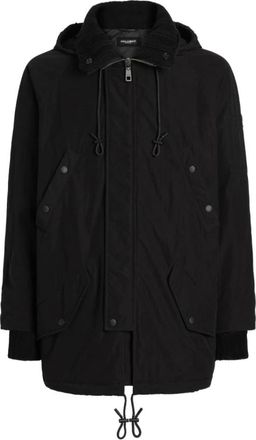 Dolce & Gabbana Homme, Vestes, Noir, Taille: L Parka isol&eacute;e avec capuche