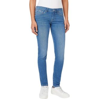 Pepe Jeans London Damen Low Waist Skinny PL204583 Jeans, Blue (Denim-HT1), 28W / 30L