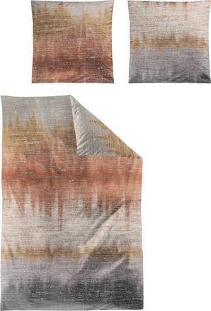 Irisette Bettw&auml;sche Edel-Feinbiber Kupfer Gr&ouml;&szlig;e 1x 135x200 cm + 1x 80x80 cm