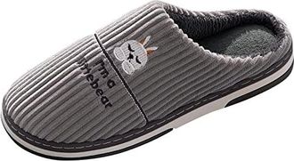 Generic Pantoufles dint&eacute;rieur en coton pour homme l&eacute;g&egrave;res avec mousse &agrave; m&eacute;moire de forme et semelle souple Chaussures d&eacute;contract&eacute;es pour homme Pantoufles de c