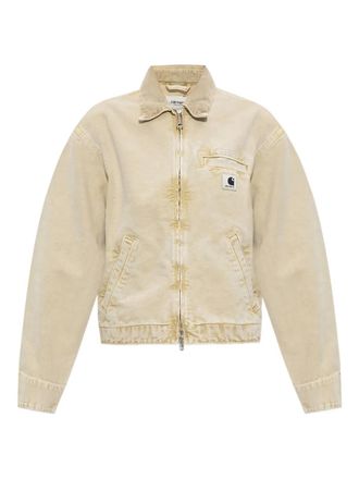 Carhartt Work in Progress Emery Jeansjacke aus Bio-Baumwolle - Nude