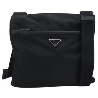 Prada Sac bandouli&egrave;re en nylon Pre-owned - Homme - Pre-owned - Noir - Taille: ONE Size