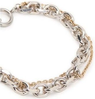 Justine Clenquet Bracelet double cha&icirc;ne Dana