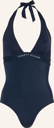 Tommy Hilfiger Neckholder-Badeanzug blau