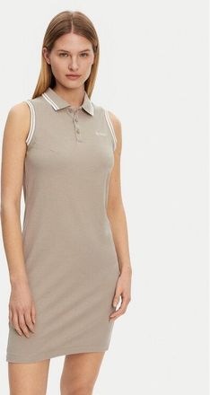 Guess Kleid für den Alltag V5GK04 KCOK1 Khakifarben Regular Fit