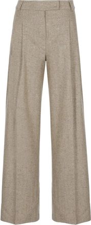 D.exterior Weite Hosen - - Trousers - Damen - Beige - XS