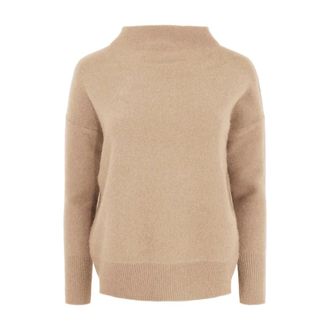 Vince Femme, Pulls, Brun, Taille: 40 FR Pull Élégant en Cachemire Marron