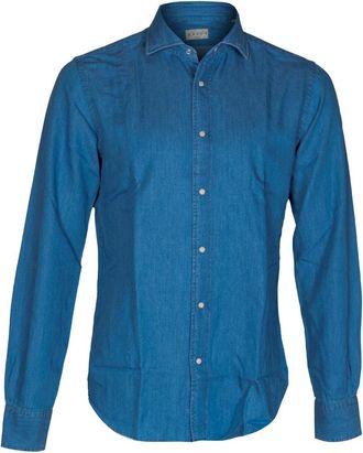 Xacus Homme, Chemises, Bleu, Taille: XL Chemise 749Ml Tailor Fit