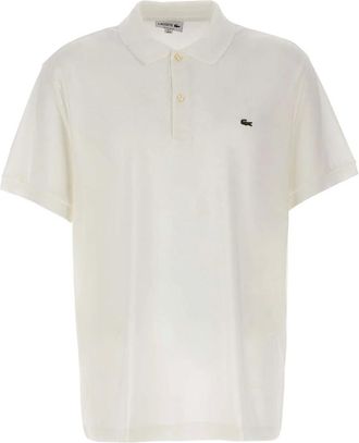 Lacoste Homme, Tops, Blanc, Taille: 3XL Polo Regular Fit en Coton Pima