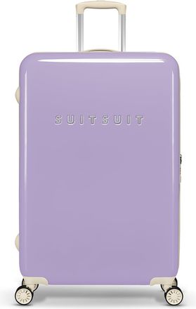 SuitSuit Koffer Groß 76 cm - Hartschalen Reisekoffer mit Rollen - TSA-Schloss - 94 L - Fabulous Fifties Royal Lavender