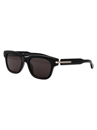 Alexander McQueen Unisex Sunglasses Am0497s Black-Black-Grey Acetate Black/black/grey
