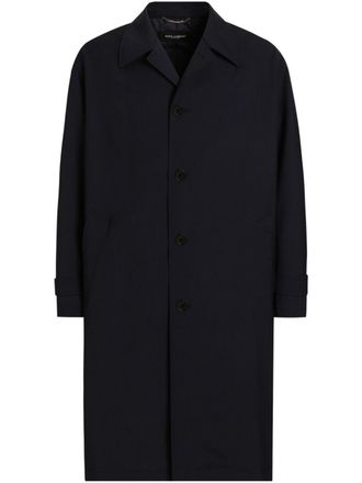 Dolce & Gabbana manteau droit &agrave; simple boutonnage - Bleu