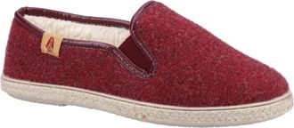 Hush Puppies Damen Recycelter Kuschel Hausschuh, burgunderfarben, 40 EU