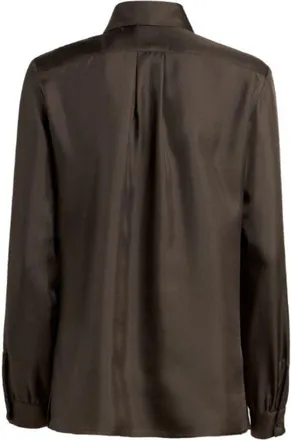 Etro Equestrian-Print Silk Shirt - Brown