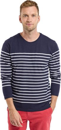 Armor Lux Herren Marini&egrave;re Port-Louis H&eacute;ritage Homme Langarmshirt, Mehrfarbig (600 Navire/Blanc 600), XXX-Large