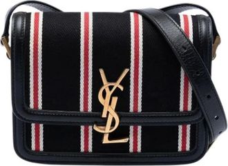 Saint Laurent Sac bandouli&egrave;re Solferino Pre-owned - Femme - Pre-owned - Noir - Taille: ONE Size