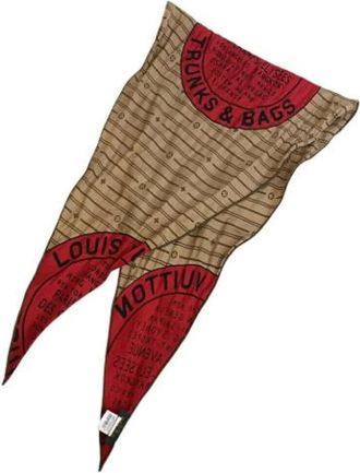 Louis Vuitton unisex, Pre-owned, Multicolore, Taille: ONE Size Foulard en soie Pre-owned