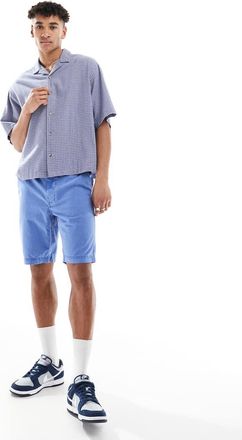 Superdry Vintage International - Short - Bleu azur