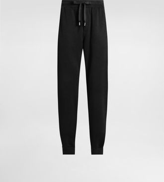 Dolce & Gabbana Jersey Trousers With Patch - Mann Collection Schwarz 50
