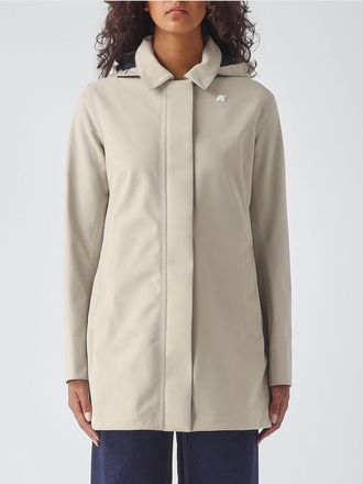 K-Way Trench imperm&eacute;able &agrave; simple boutonnage en nylon