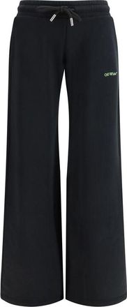 Off-white Schwarze Baumwoll-Casual-Hosen