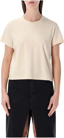 Colorful Standard T-shirt classique en coton &agrave; col rond - Femme - Tops - Beige - Taille: 36 FR