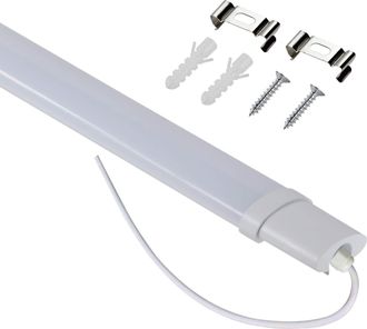 DeFacto Defacto PROFI 36W LED Industrie Halle Garage Werkstatt Feuchtraumleuchte 120cm 4200K Neutralwei&szlig; 3240LM IP65 [BT-02 Neutralwei&szlig;