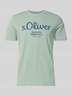 s.Oliver Red Label Regular Fit T-Shirt aus reiner Baumwolle