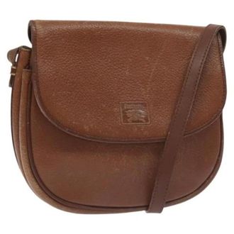 Burberry Pre-owned Cuir sacs-ports-paule - Femme - Pre-owned - Brun - Taille: ONE Size