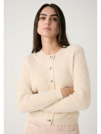 More & More Cardigan kuschelige Fell-Strickjacke